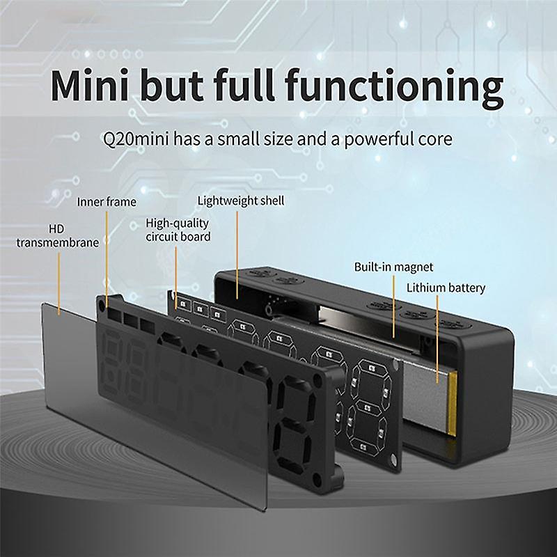 Portable Gym Timer Interval Timer Workout Fitness Clock Countdown Up Stopwatch Magnetic Usb