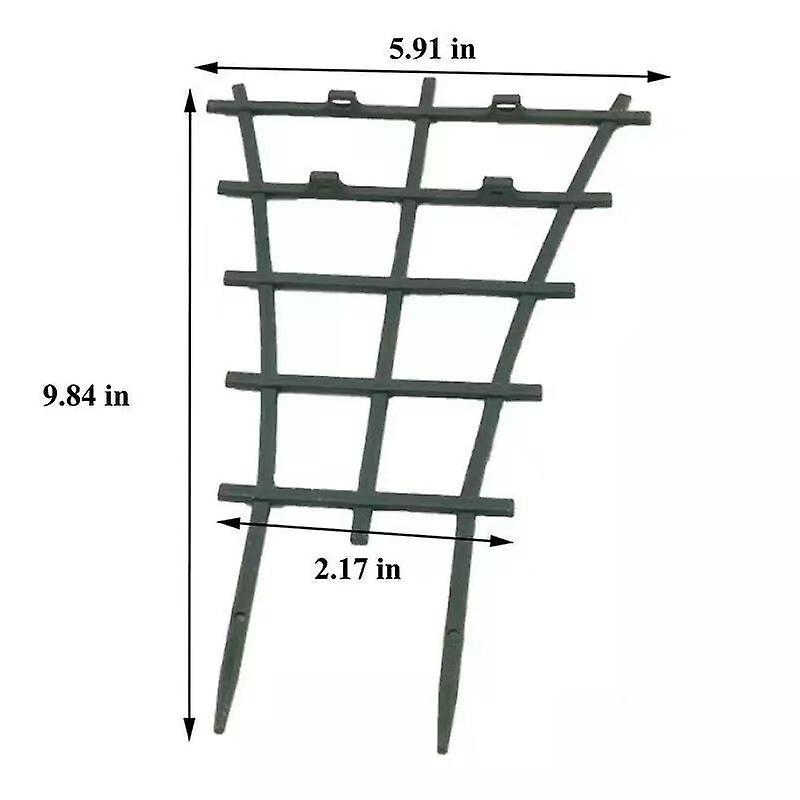 Plant Climbing Trellis, Set Of 2 Potted Plants Plastic Garden Supports ...