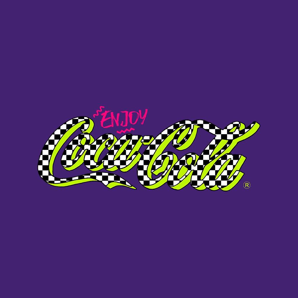 Coca Cola Retro Checkboard Logo Women's T-Shirt | Fruugo US