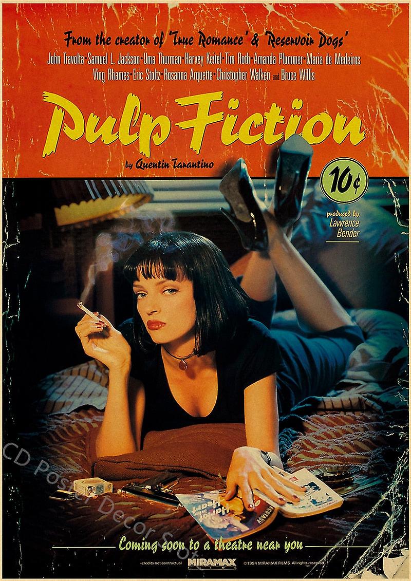 Hot Film Series Retro Poster Pulp Fiction Fight Club Kill Bill Prints ...