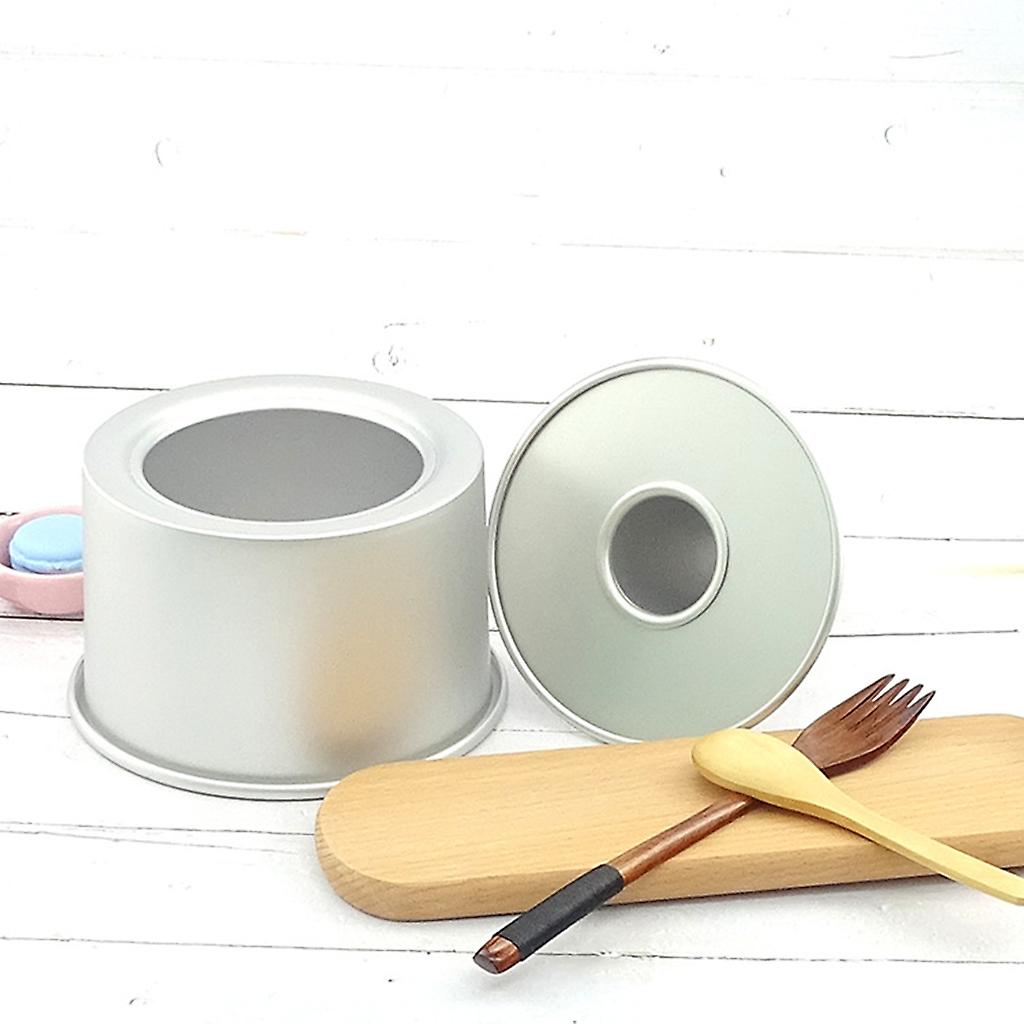 4 Inch/6 Inch Round Chiffon Cake Moulds with Removable Bottom Hollow ...