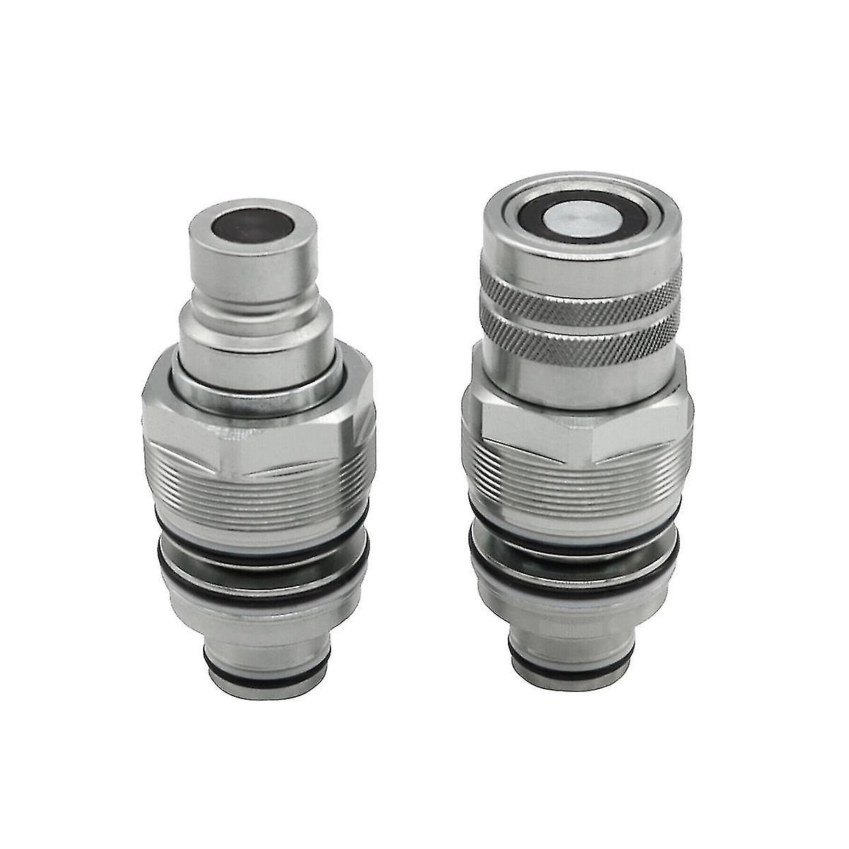 6680018 6679837 Hydraulic Flat Face Coupler For Bobcat Skid Steer ...