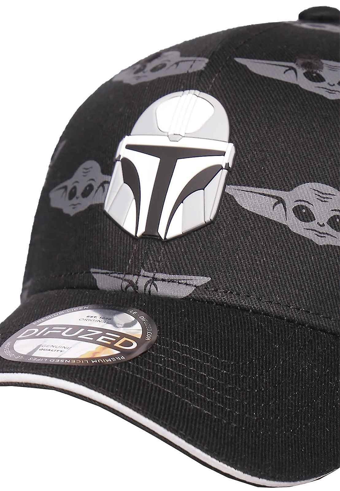 Star Wars Baseball Cap The Mandalorian Helmet new Official Black ...