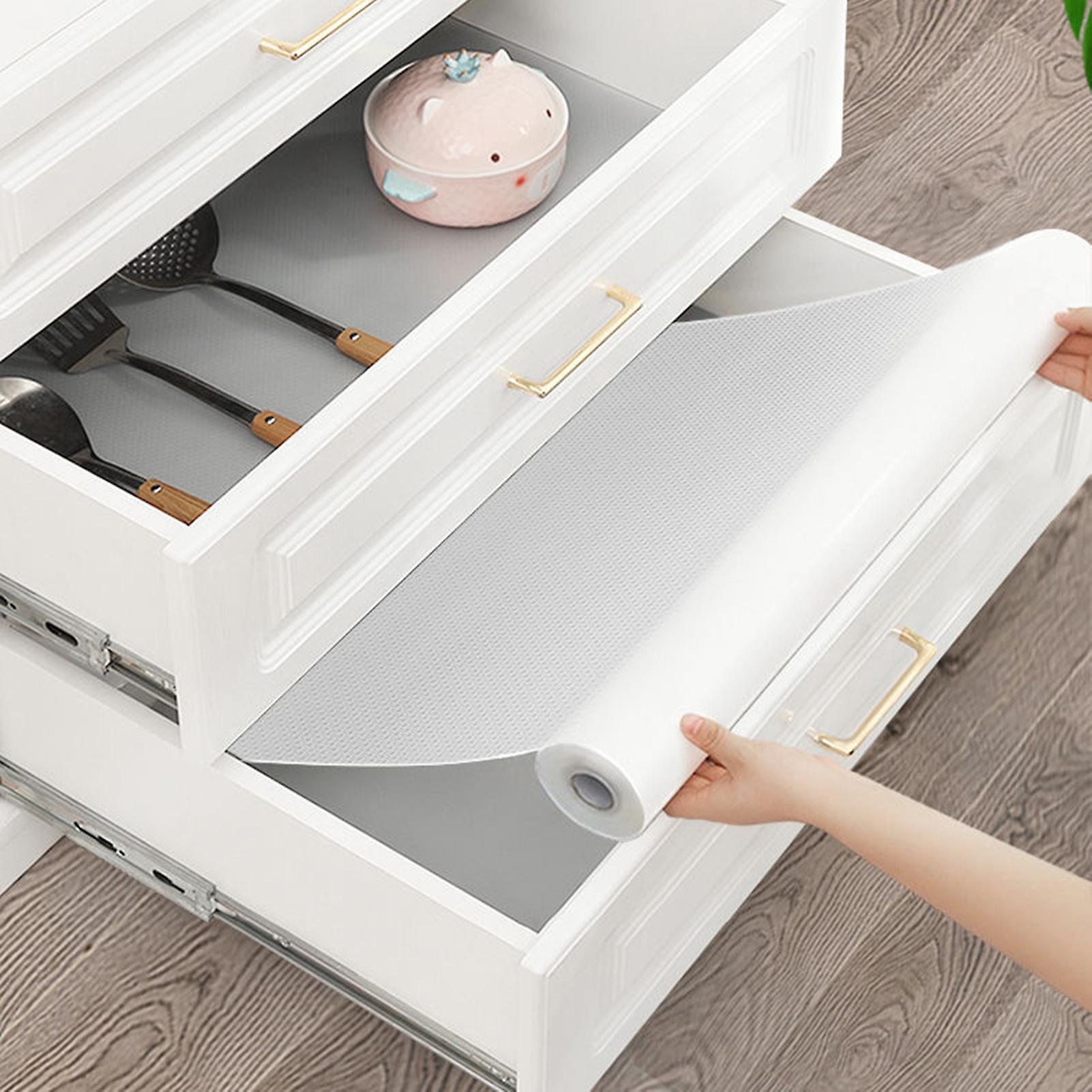 Drawer Liner Easy to Clean Non-Slip Shelf Liner Waterproof Reusable Non ...