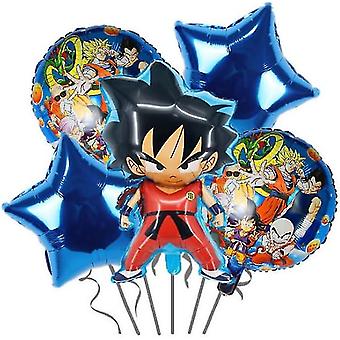 10 Cute Anime Party Decorative Balloons, Cartoon Balloon Set, Sun ...