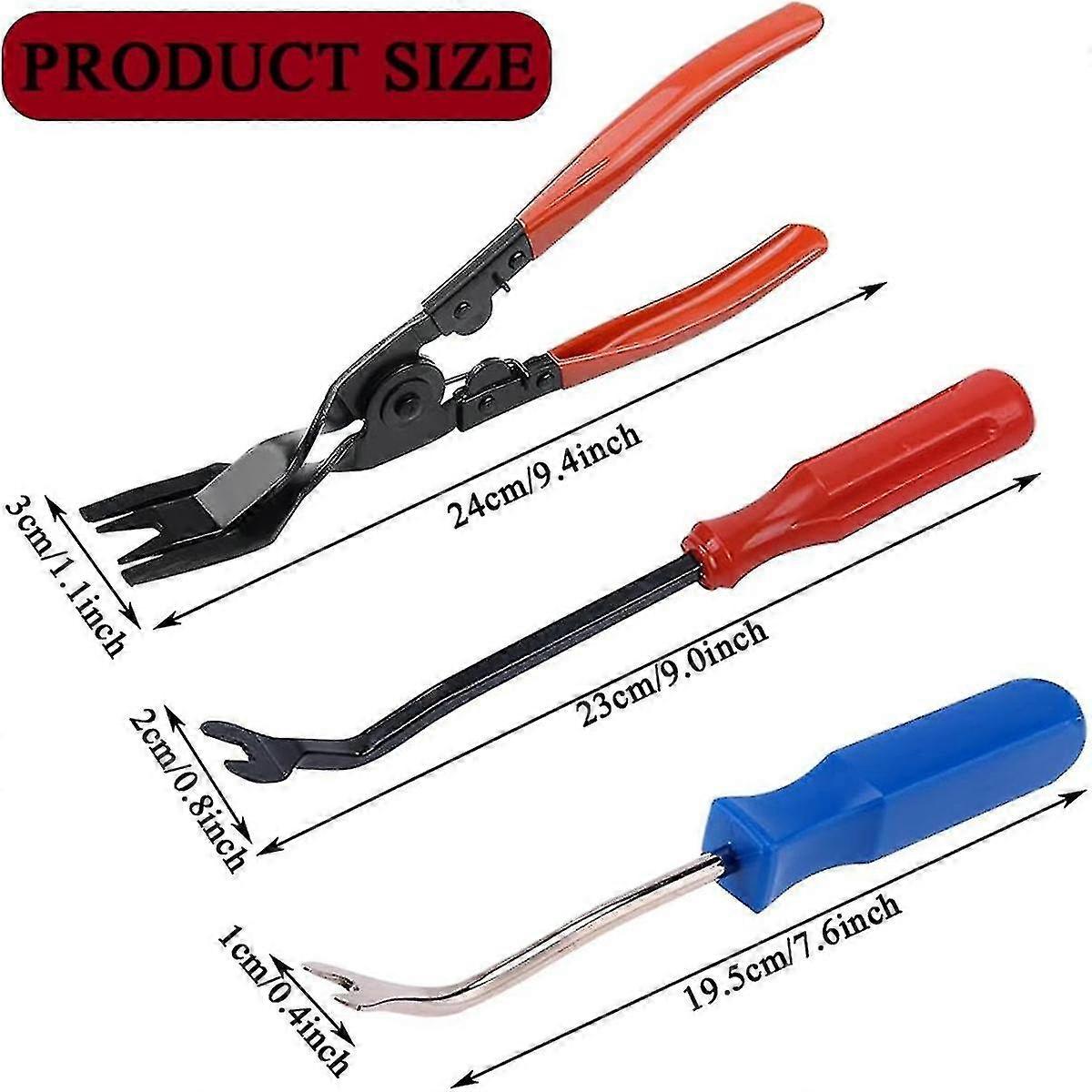 3 Pcs Interior And Construction Staple Remover Nail Puller Nail Removal ...