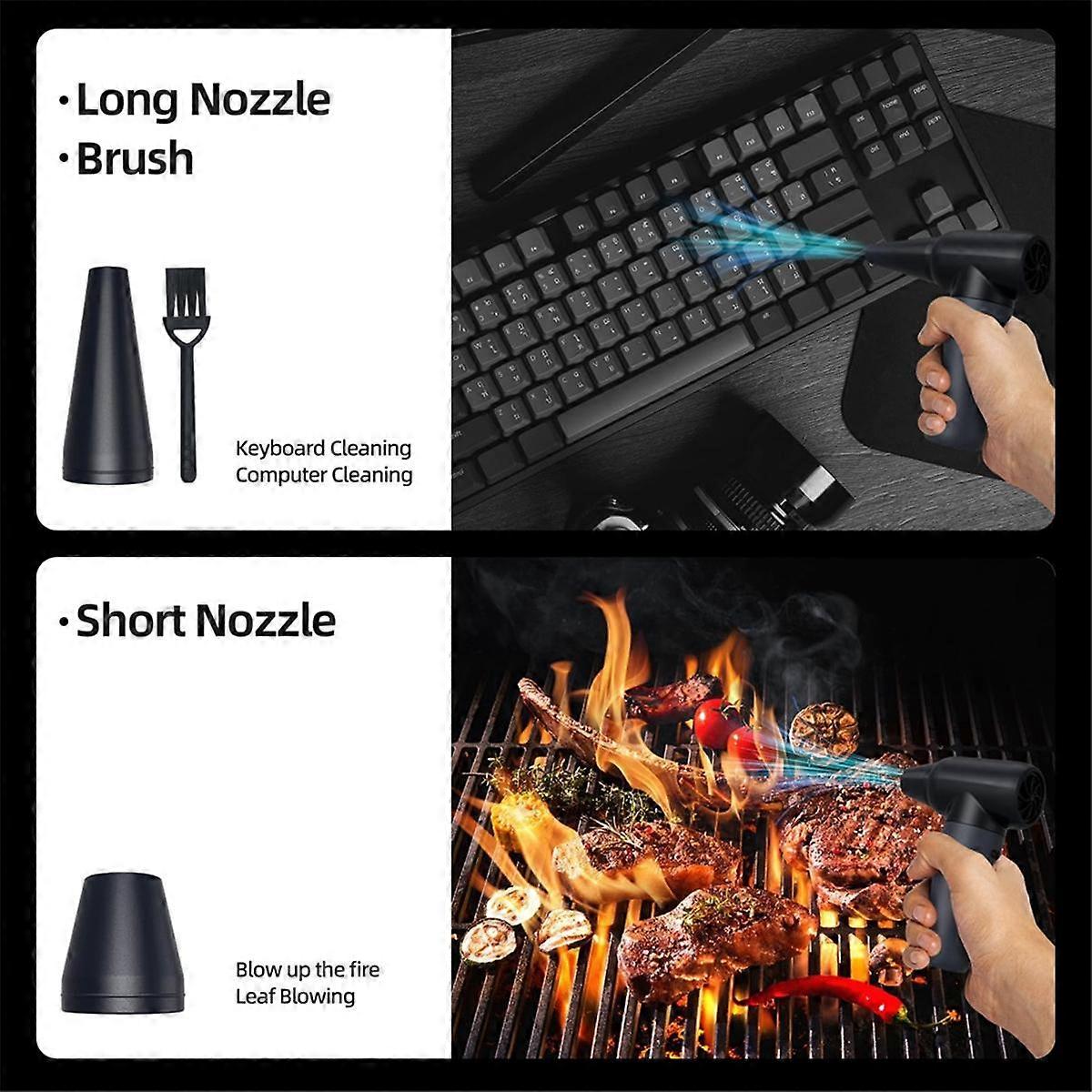 Compressed Air Duster,180000RPM Dryer Blower,3 Gear Portable Electric ...