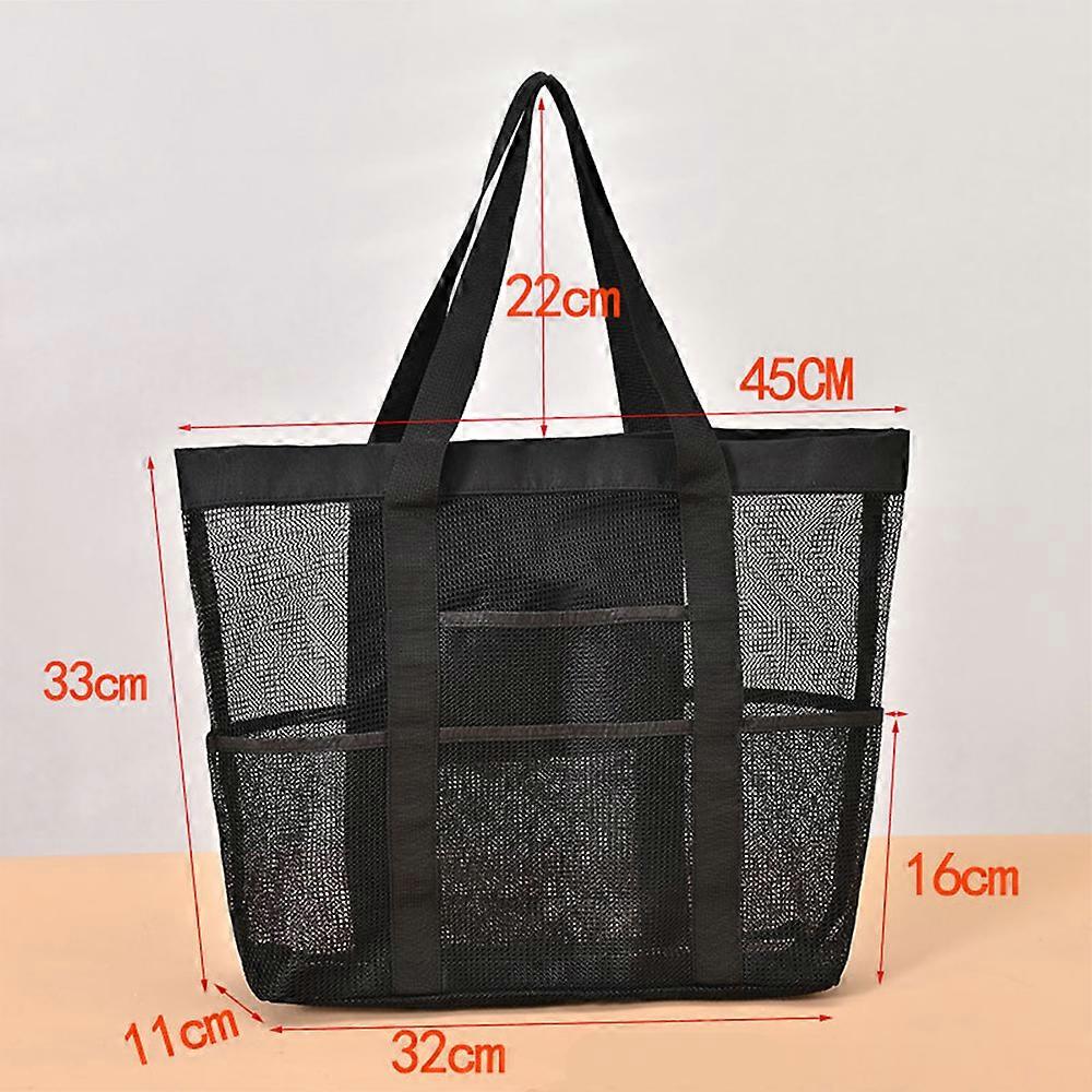 Mesh Beach Bag,Toy Tote Bag with Inside Pockets for ,Lightweight ...