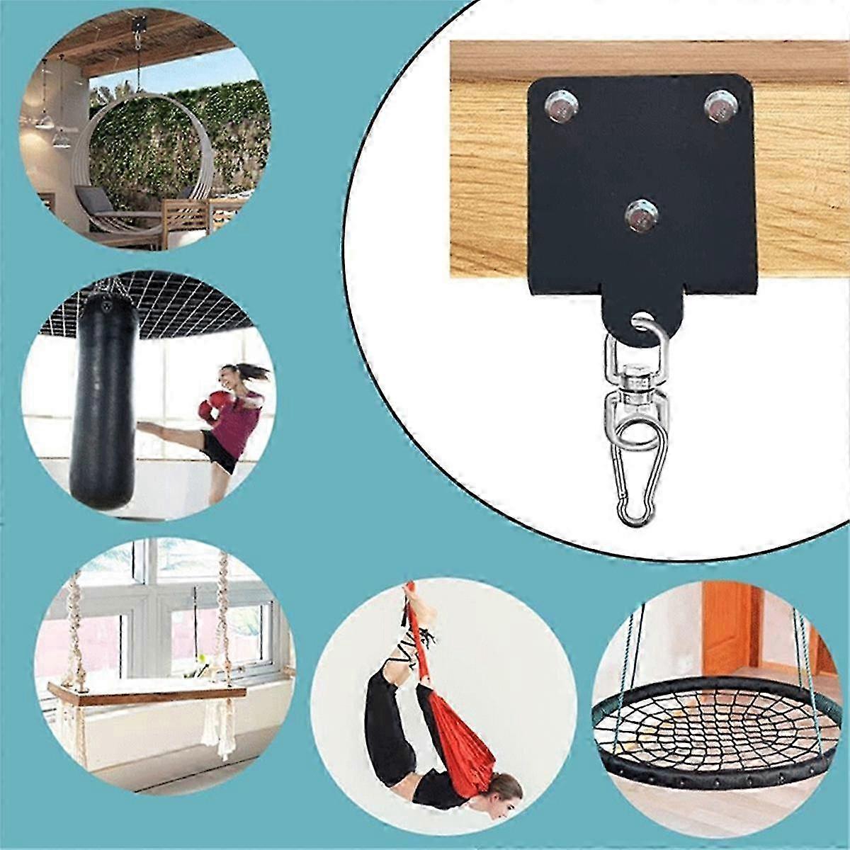 Heavy Duty Boxing Bag Holder Wall Mount Training Sandbag Hook 360 ...