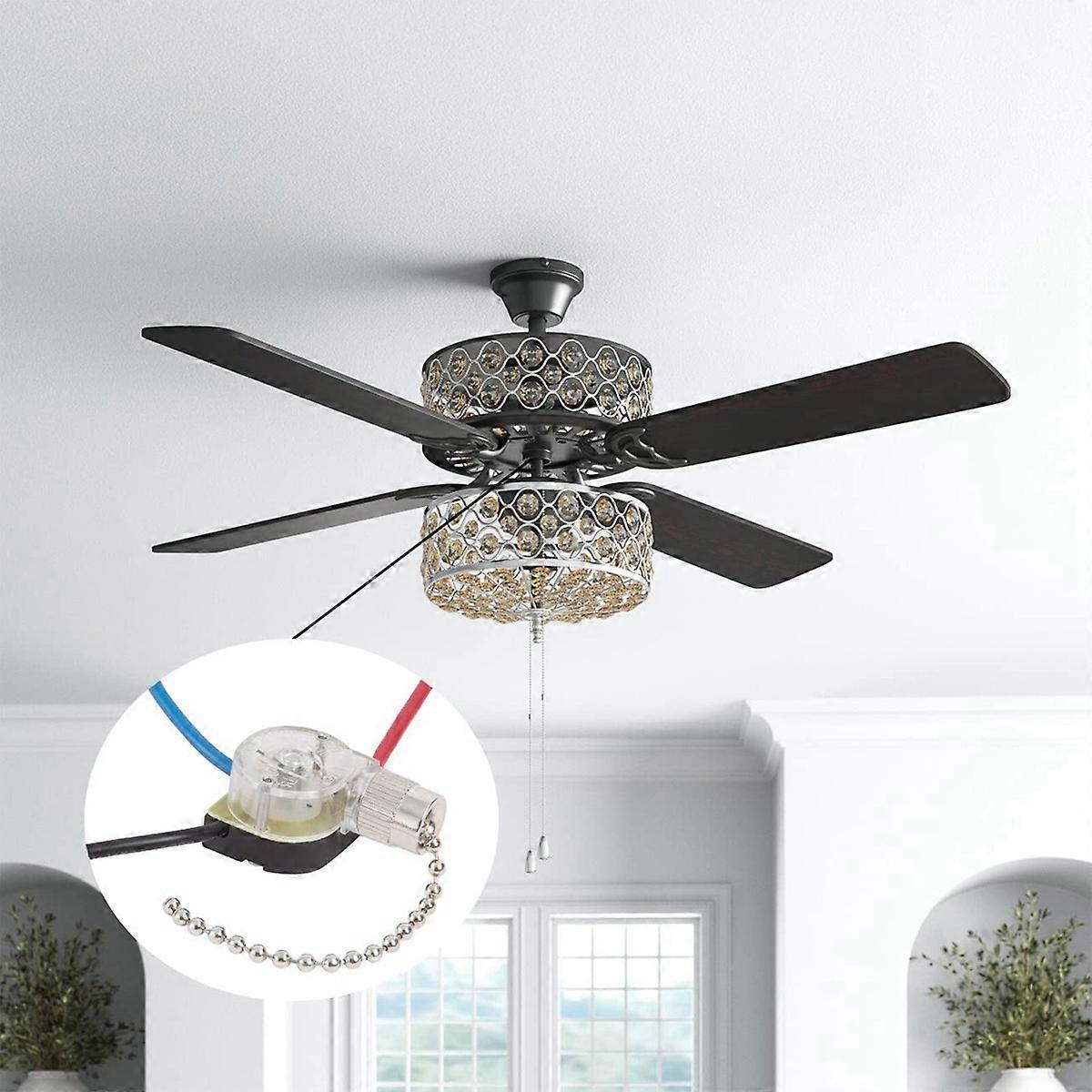 3Pack Ceiling Fan Light Switch ZE-110 Fan Switch 3 Way Speed Fan Switch ...