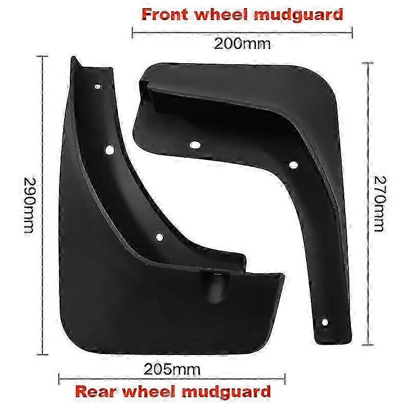 Splash Guard Fenders Mud Flap Mudguards 4Pcs for MG ZS FACELIFT 2020 ...