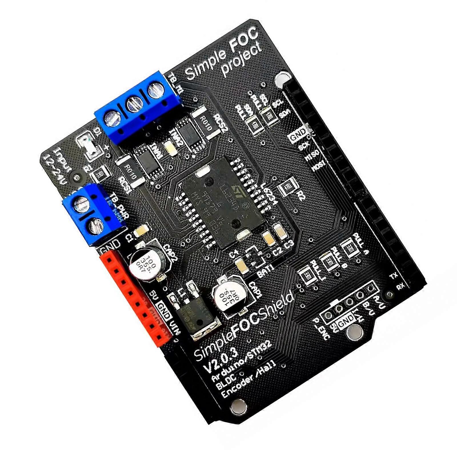 "SimpleFOC Shield V2.0 - Arduino Compatible BLDC Servo Motor Control Board for Mechanical Dog ...