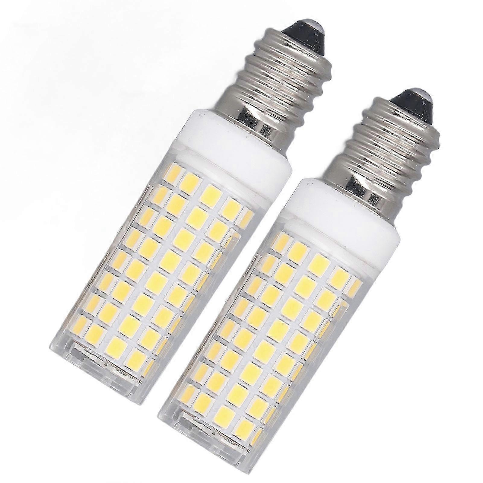 2 Pack Dimmable E14 10W LED Corn Bulb, Energy Saving 102 LEDs Light ...