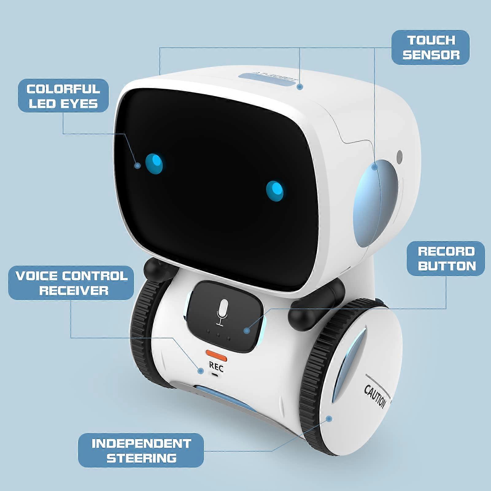 Kids Robot Toy, Interactive Smart Talking Robot with Voice Controlled ...