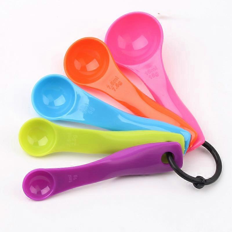 2 Measuring Spoon Sets, 5 Coloured Measuring Spoons of Different ...