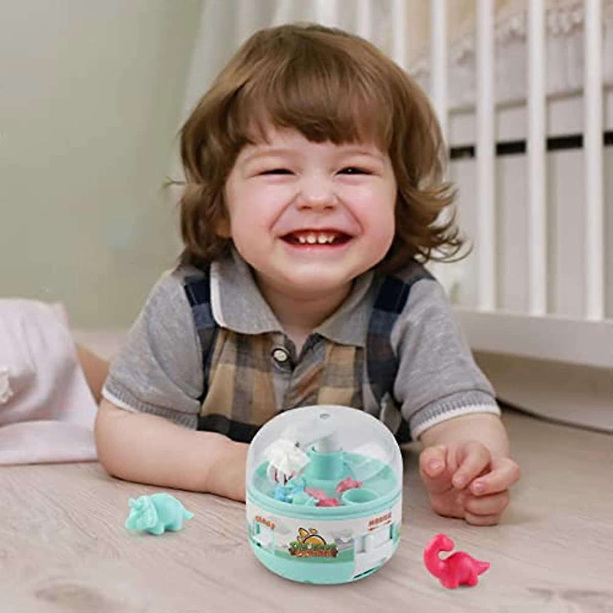 Claw Machine Dinosaur Catcher Mini Vending Machine with 8 Dinosaurs ...