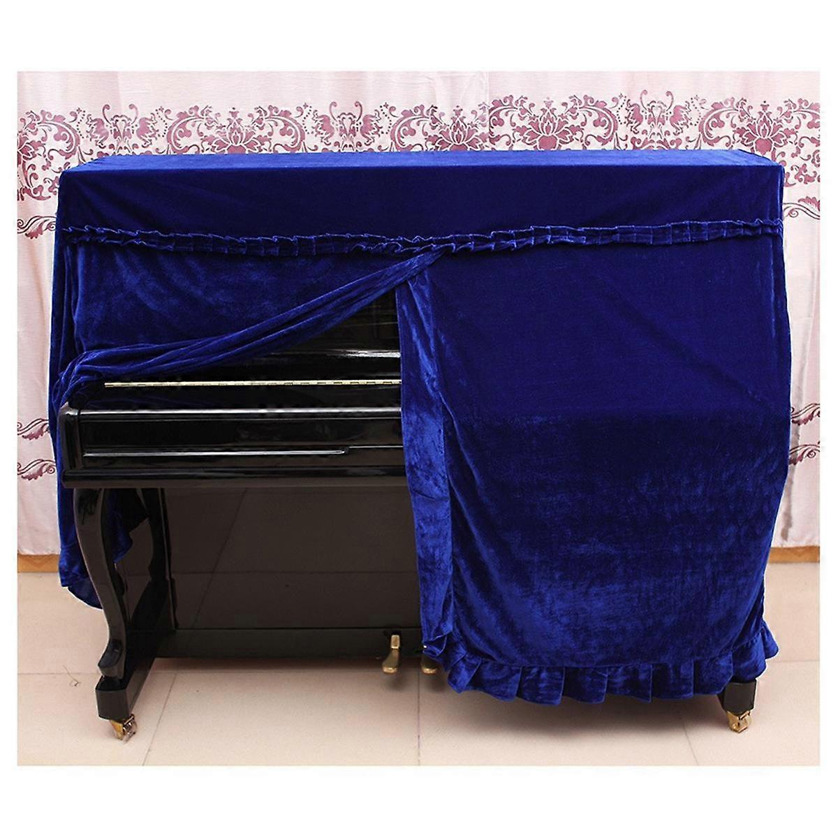 Three-Dimensional Piano Cover, Gold Velvet Piano Cover, Thick Piano ...