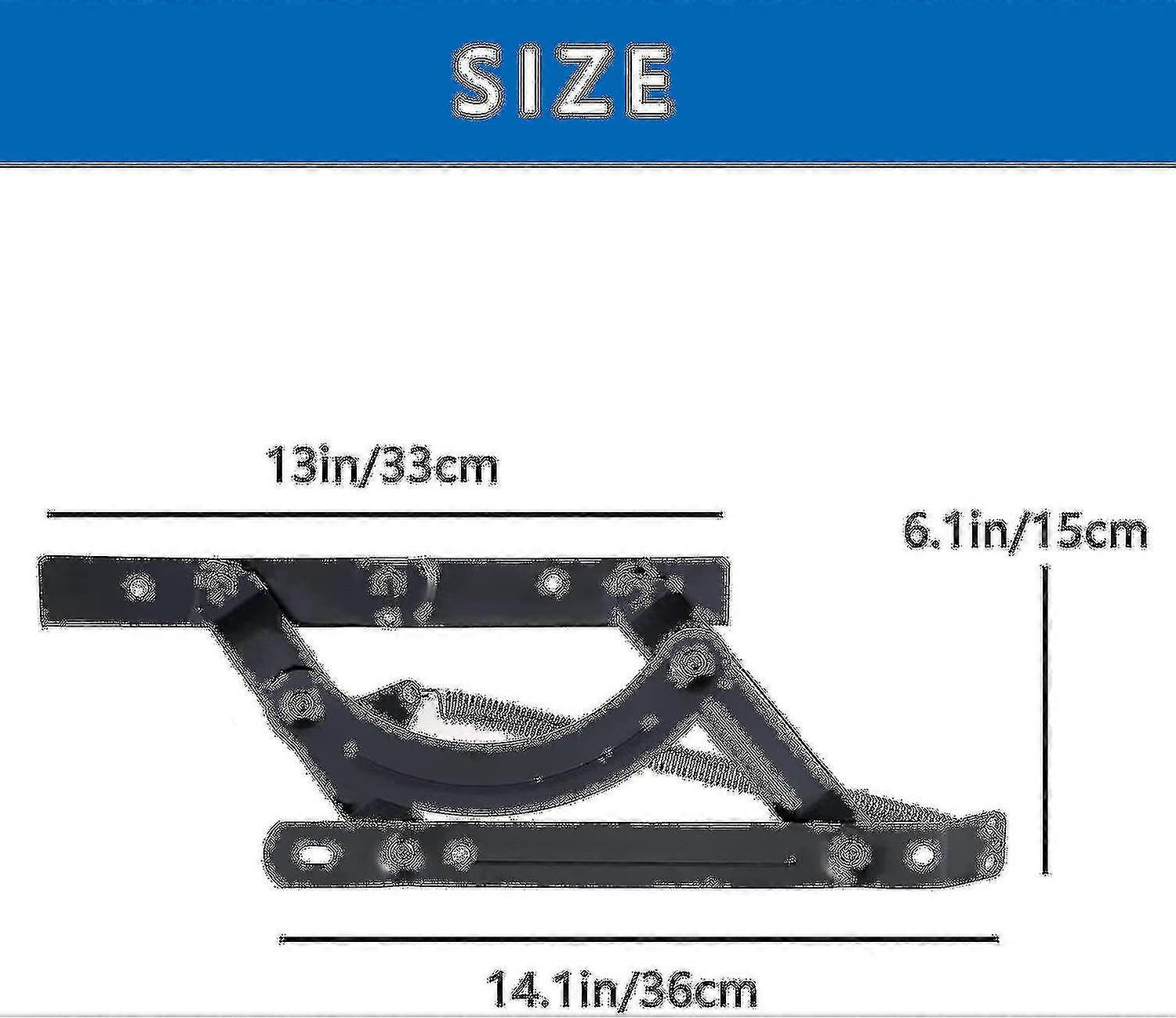 Sofa Couches Bed Diy Adjustable Spring Mechanism Futon Hinge Hardware ...