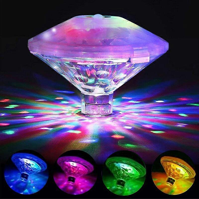 Floating Color Pool Light for Garden Pool, Disco Bath Light, IP68 ...