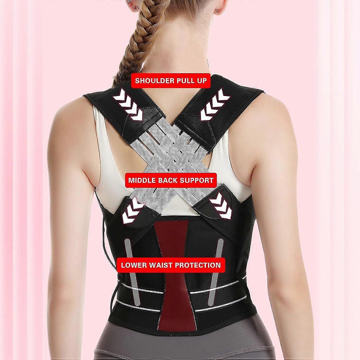 Posture Corrector, Lumbar Band, Back Support for Men and Women ...