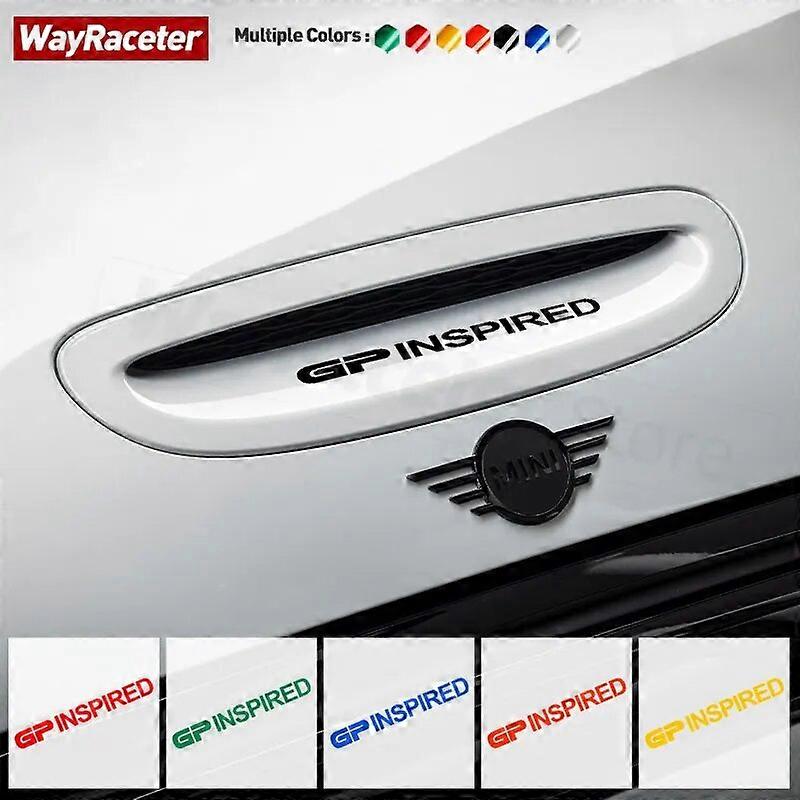 Car Interior 1 Pc Reflective GP Logo Vinyl Decal Car Hood Head Trunk ...