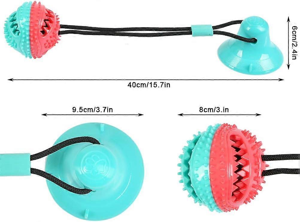 Dog Toy Ball Chew Toys with Suction Cup, Multifunctional Dog Game with ...