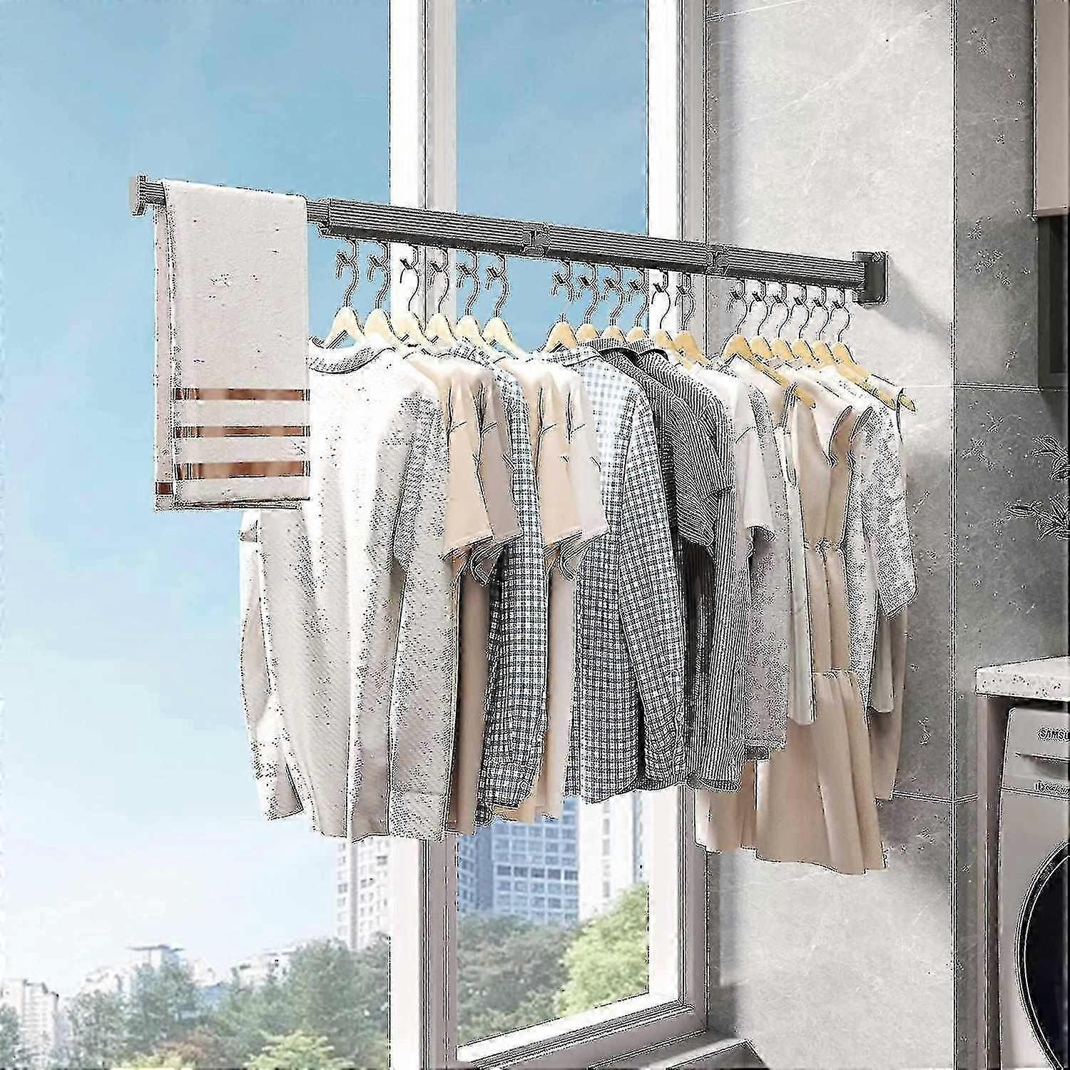 Laundry Rack Wall Mounted,clothes Drying Rack,drying Rack Clothing ...