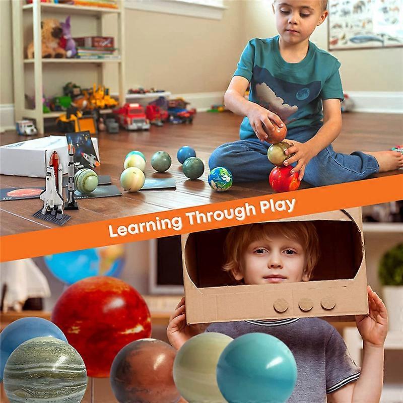 Mini Solar System Stress Balls,10PCS Planets Squeeze Balls Space Toys ...