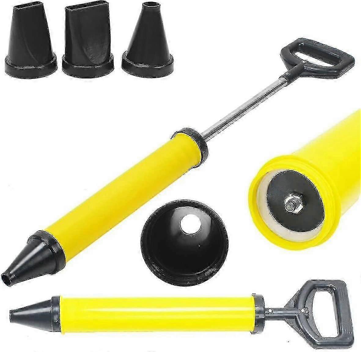 Hand Pump Mortar Sprayer for Lime Cement Grout Gun with 4 Nozzles ...