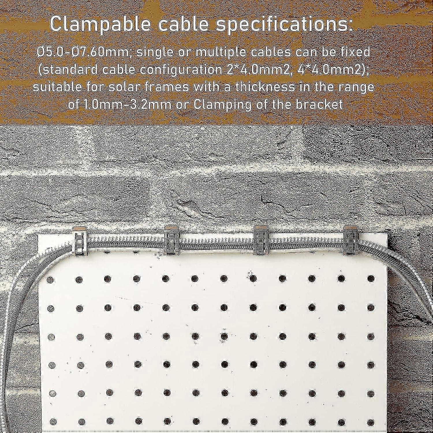 100 Pcs Stainless Steel Cable Clips S Clip Metal Trailer Wire Clip ...