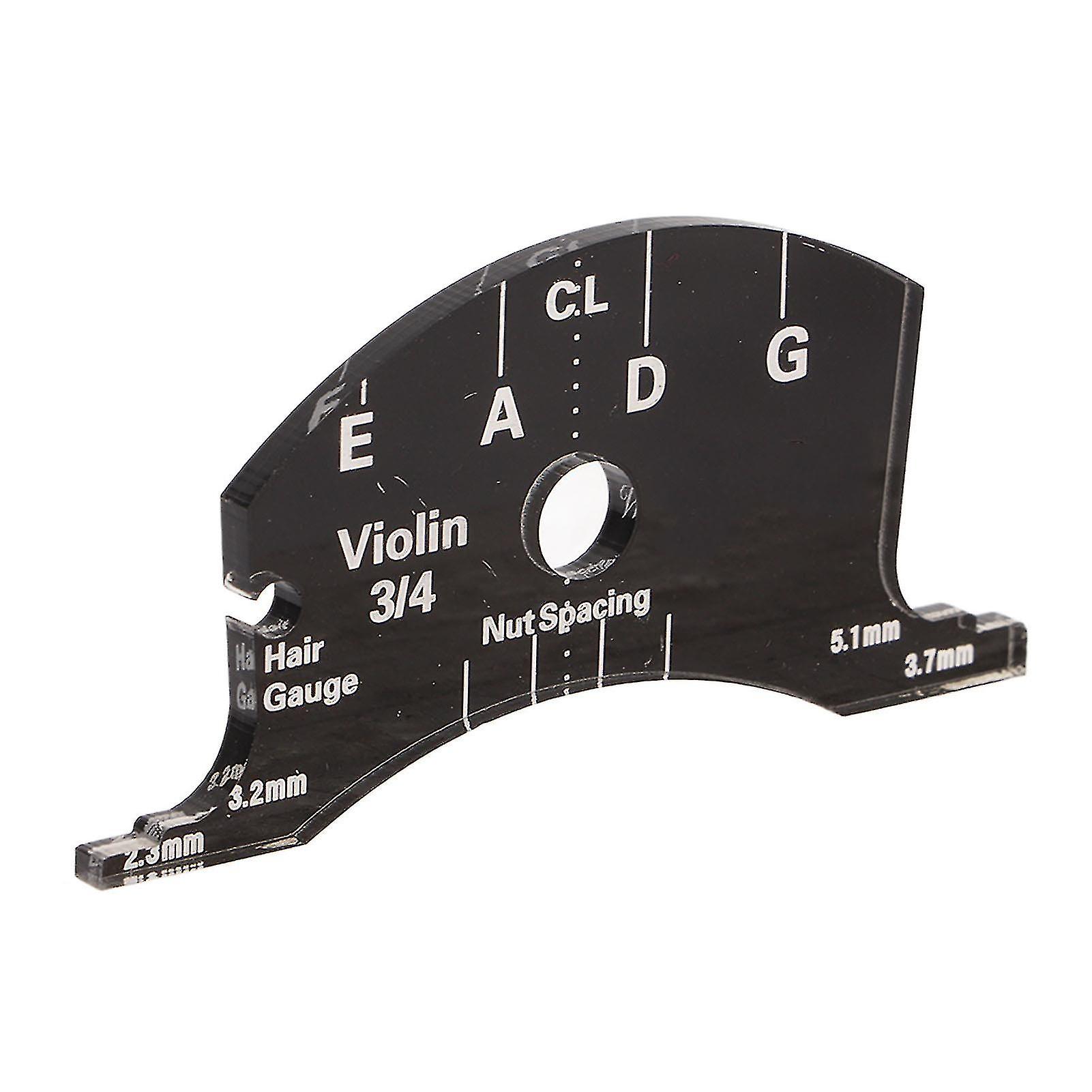Violin Bridge Reference Tool Acrylic Accurate Violin Bridge Mold ...