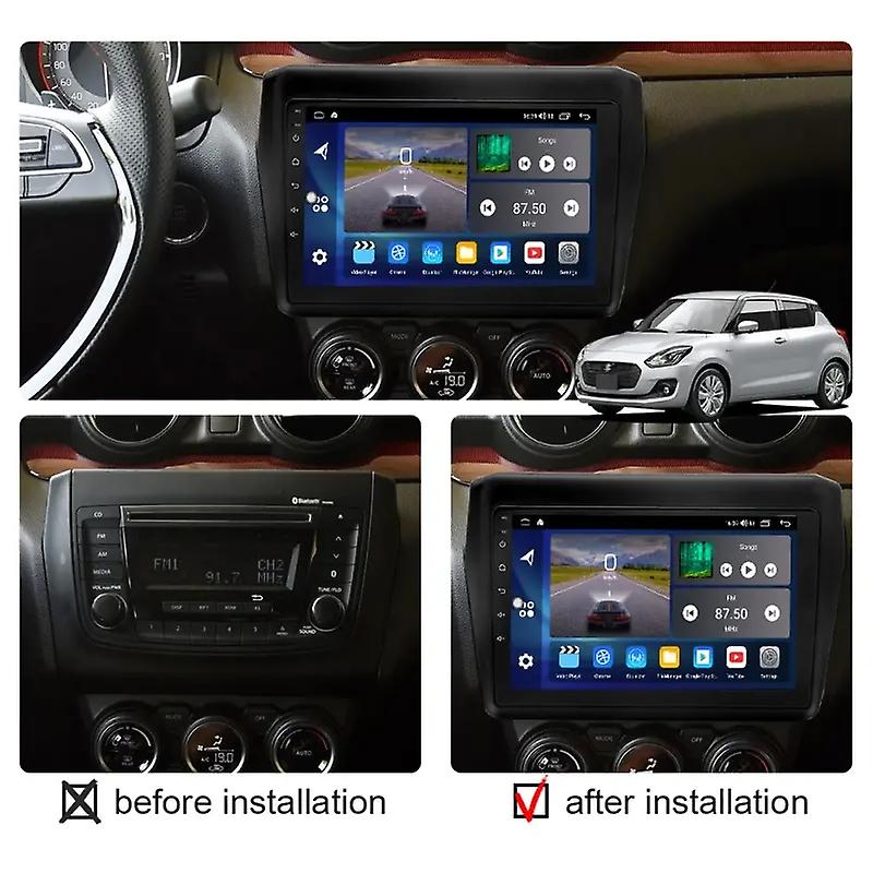Wireless CarPlay Android Auto Radio for Suzuki Swift 5 2016 - 2020 4G ...
