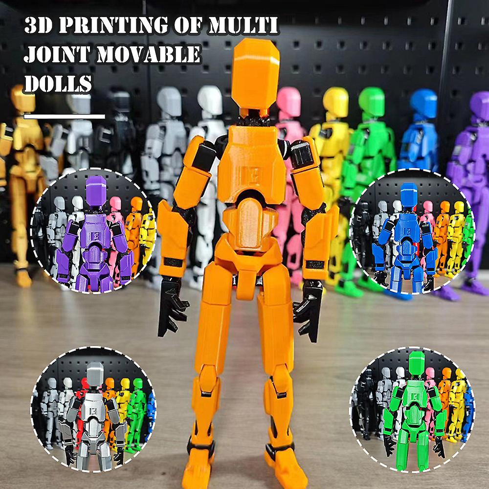 Movable Joint Actions Robot Figure Toys Durable Wear Resistant Crafts ...