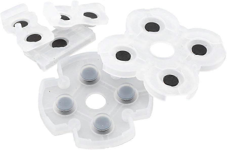 4 Set Silicone Conductive Rubber Pad Keypads for Sony Playstation 4 PS4 ...