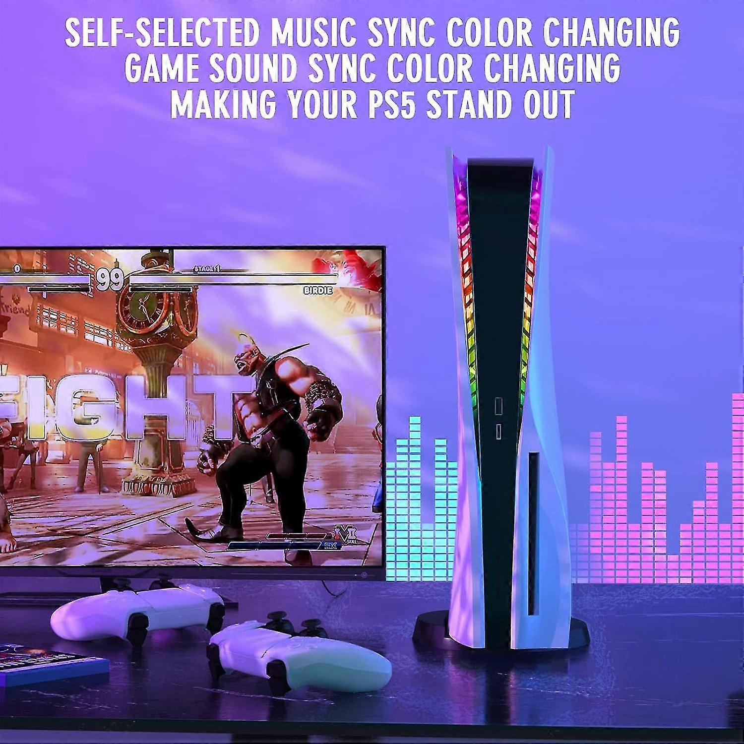 LED Light for PS5 Console, Playstation 5 LED Lights DIY Decoration ...