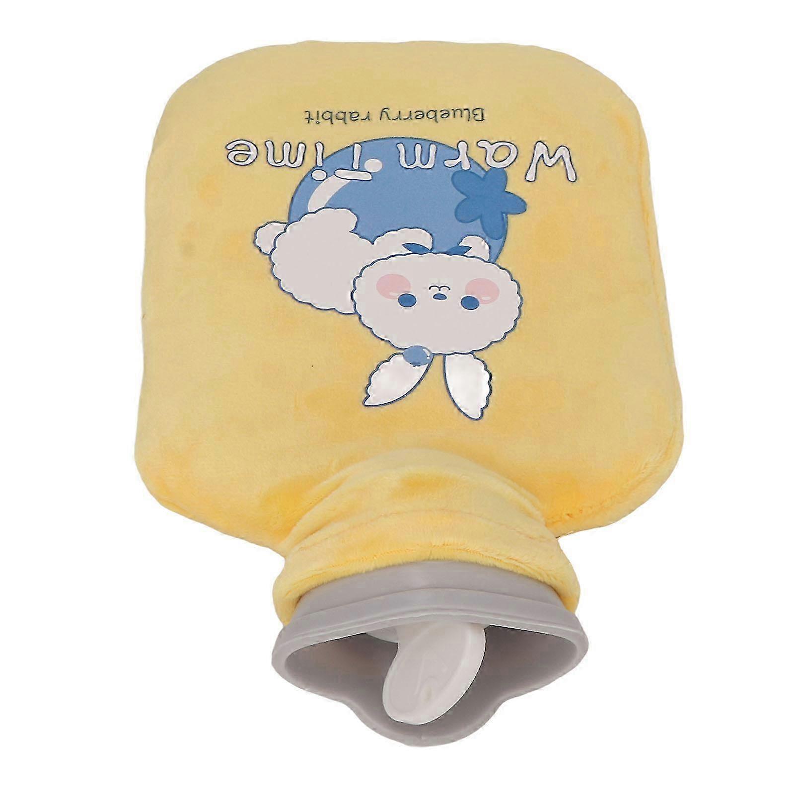 Hot Water Bottle with Soft Cover Portable Leakproof Rubber Pain Relief ...
