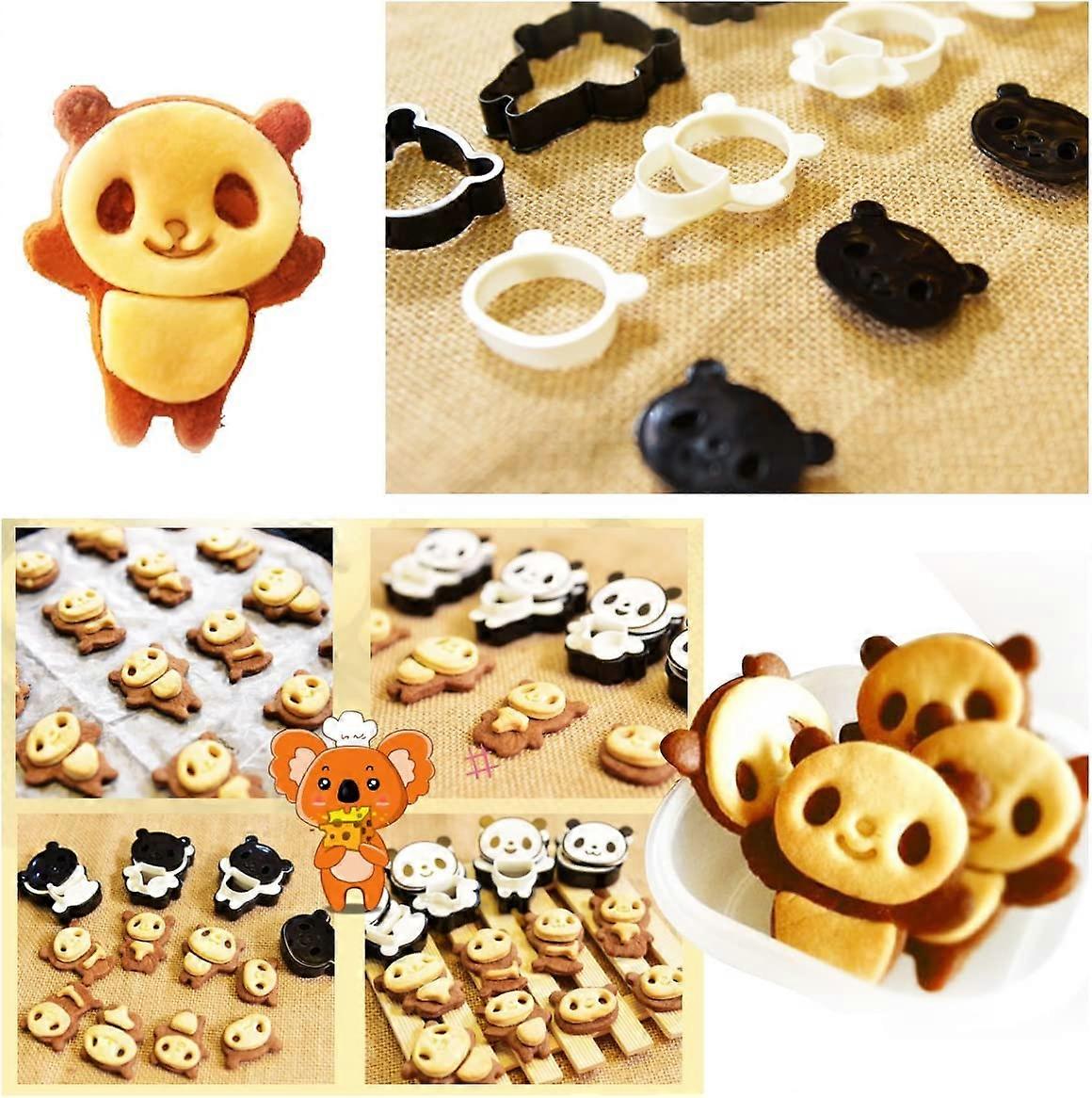 Red panda rice ball mold DIY sandwich mold cookie mold panda biscuit ...