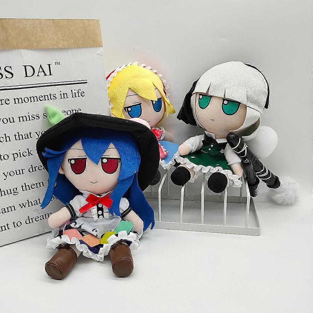 Cartoon Touhou Plush Toys Kawaii Plush Dolls Cosplay Project Marisa ...
