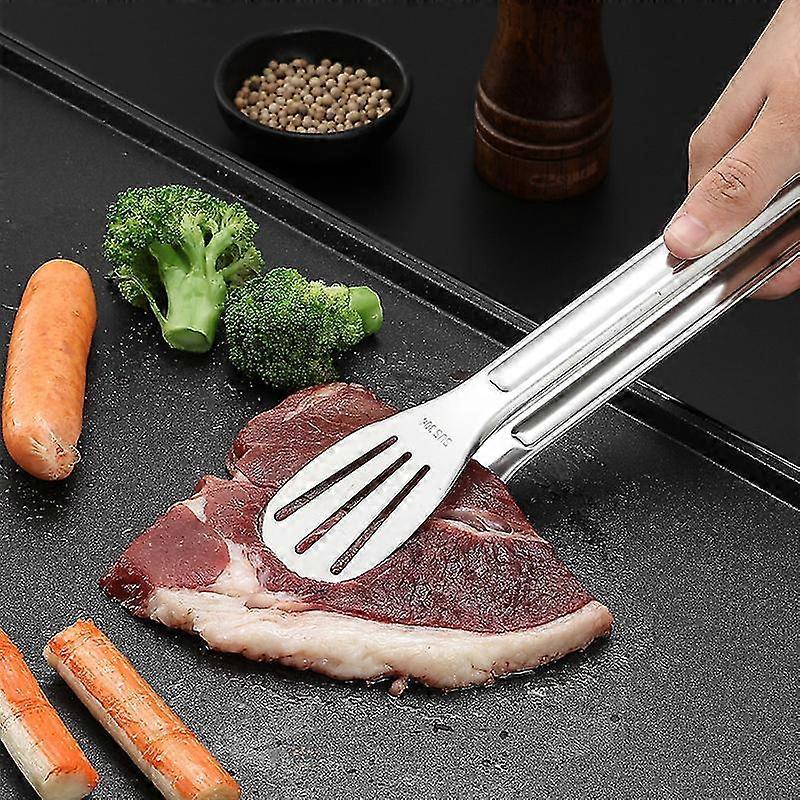 4-piece Cooking Tongs Set, Stainless Steel Kitchen Tongs Cake Tongs ...