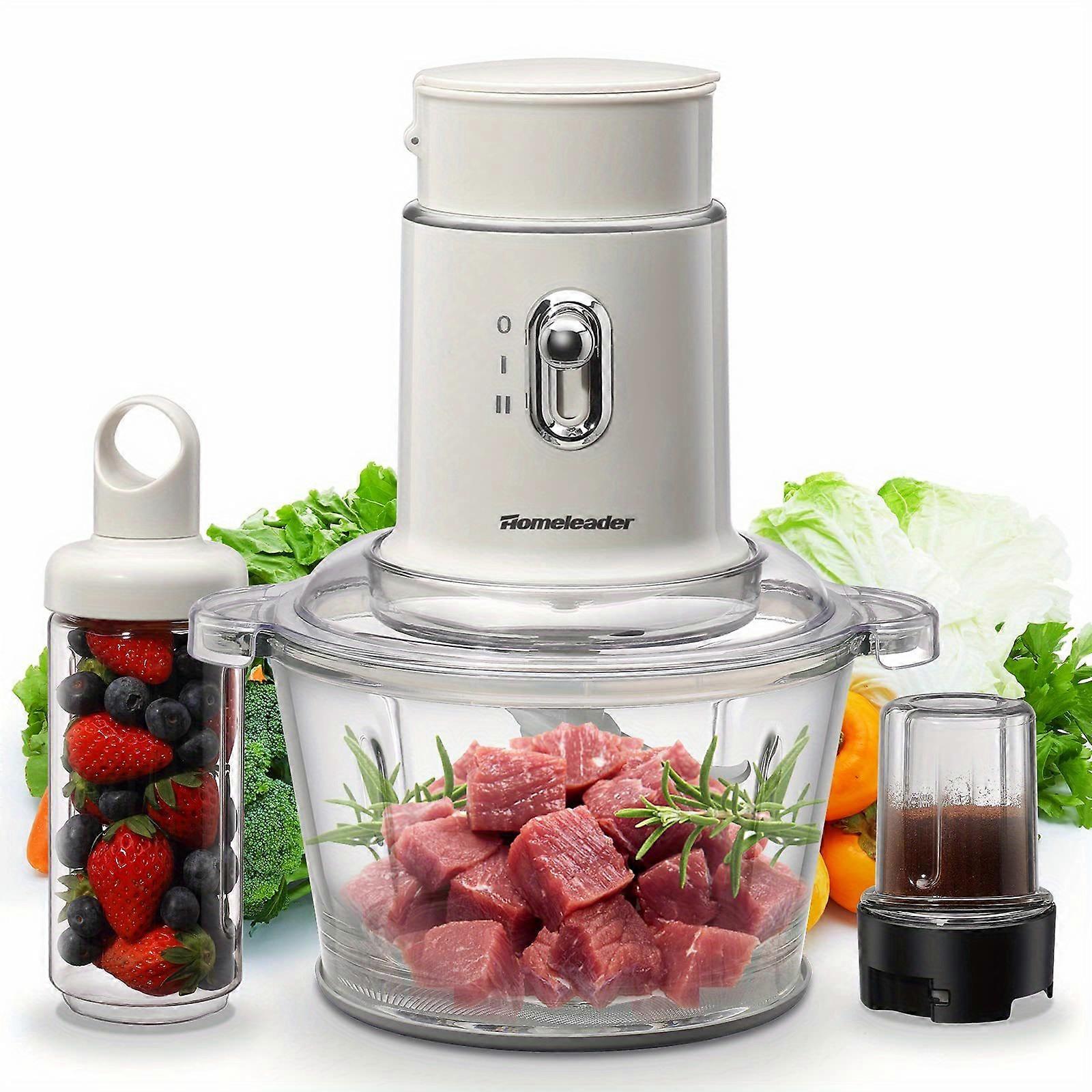 Homeleader Electric Food Chopper - Blender and Food Processor Combo, 3 in 1 Food Grinder ...