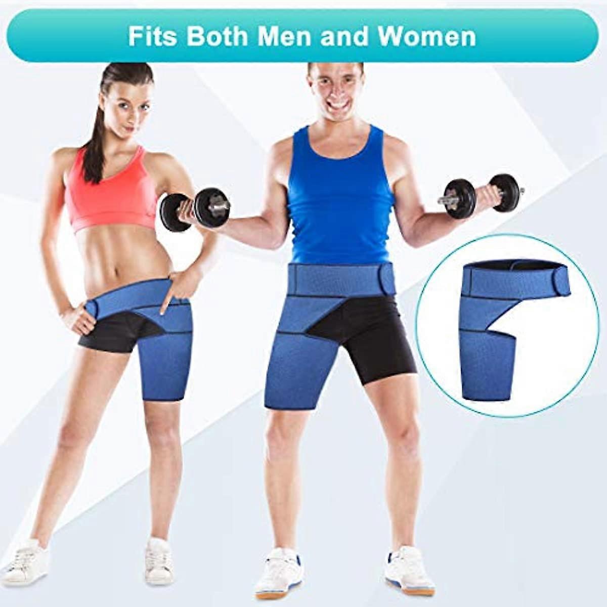 Groin Support Hip Brace for Sciatica Nerve Pain Relief Compression Hip ...