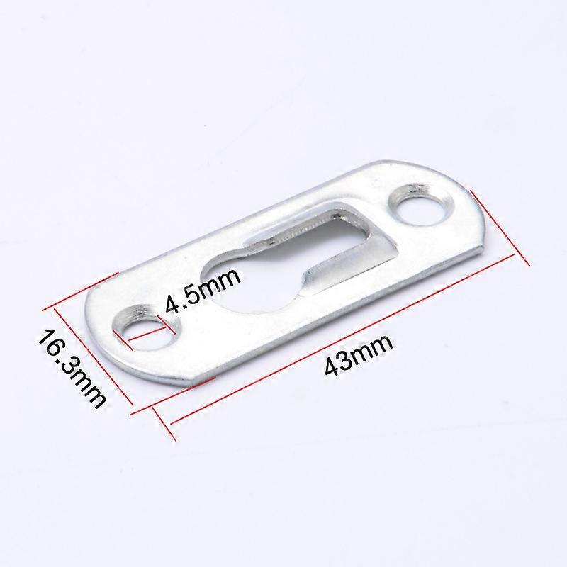 50 Pieces Metal Keyhole Fastener Invisible Keyhole Hangers Metal Paint ...