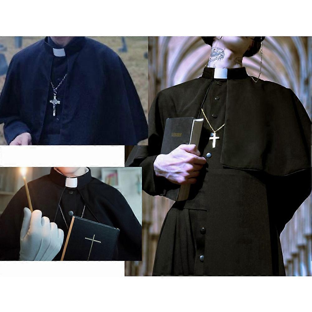 Priest Robes for Church Uniform Costume White Black Clergy Orthodox ...