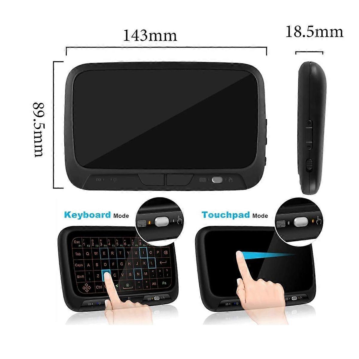 Wireless Keyboard Mini Pocket Compact Full Screen Keyboard 2.4Ghz ...