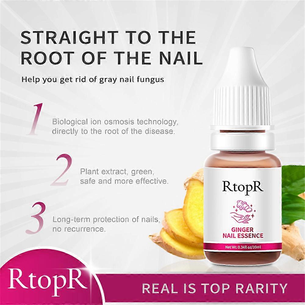 RtopR Ginger nail polish Nail Treatment Fungal Nail Repair Rough nail ...