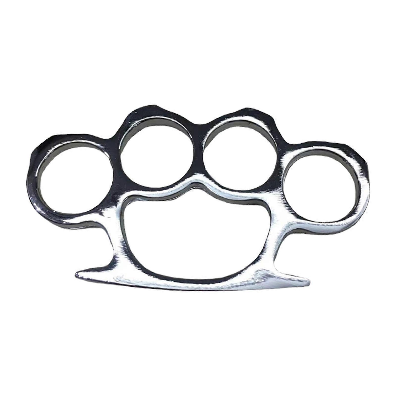 Zinc Alloy Four Finger Self Defenses Gear Metal Knuckles with ...