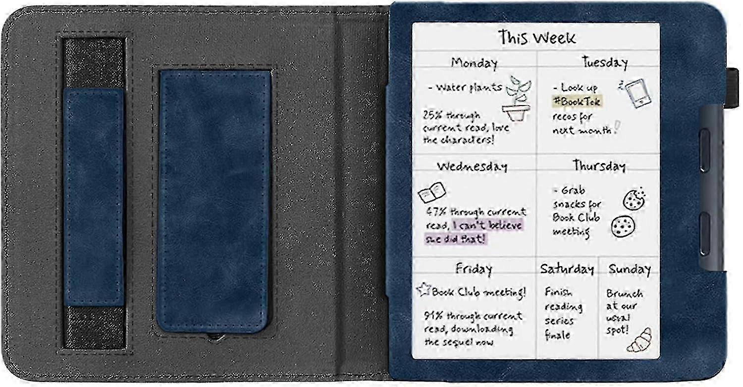 PU Leather Stand Case for 2024 Kobo Libra Colour 7" eReader | Fruugo DK