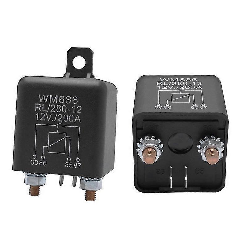 Battery Isolator Relay 12v 4-pin Wm686 Start Relay Car On/off Switch ...