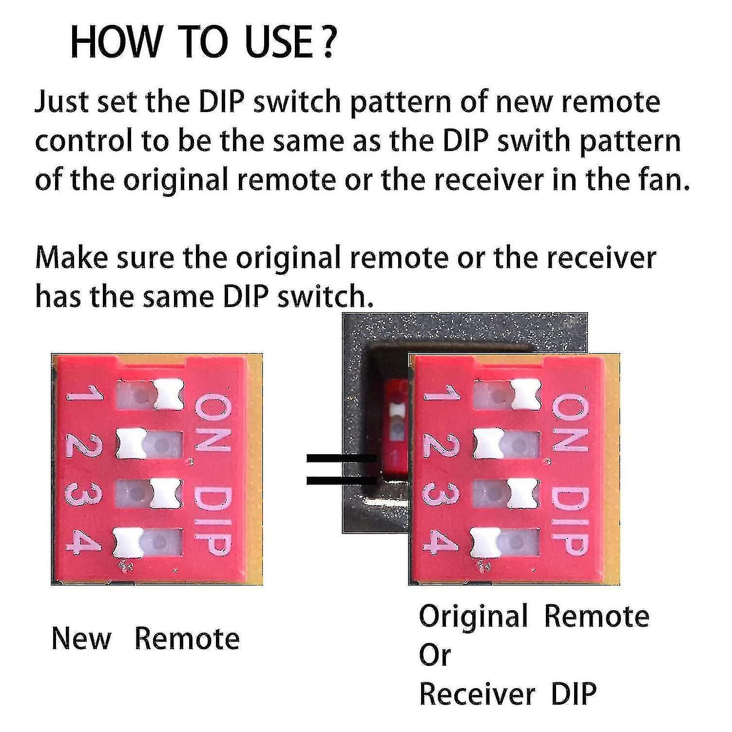 Harbor Replace 53t Dimmable Universal Ceiling Fan Remote Control ...