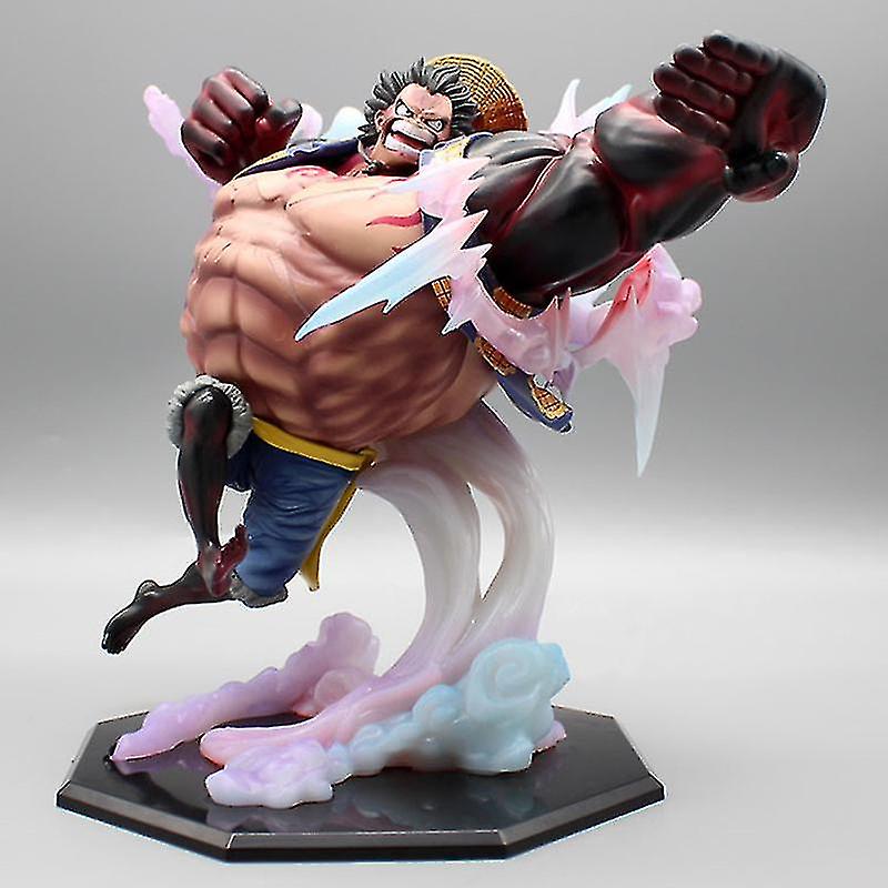 One Piece Luffy Bound Man Gear 4 Battle Form Statue Full-length Sa ...
